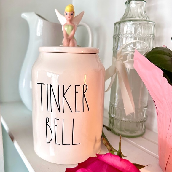 Disney | Kitchen | Rae Dunn Tinker Bell Jar Wlid Disney Collection ...